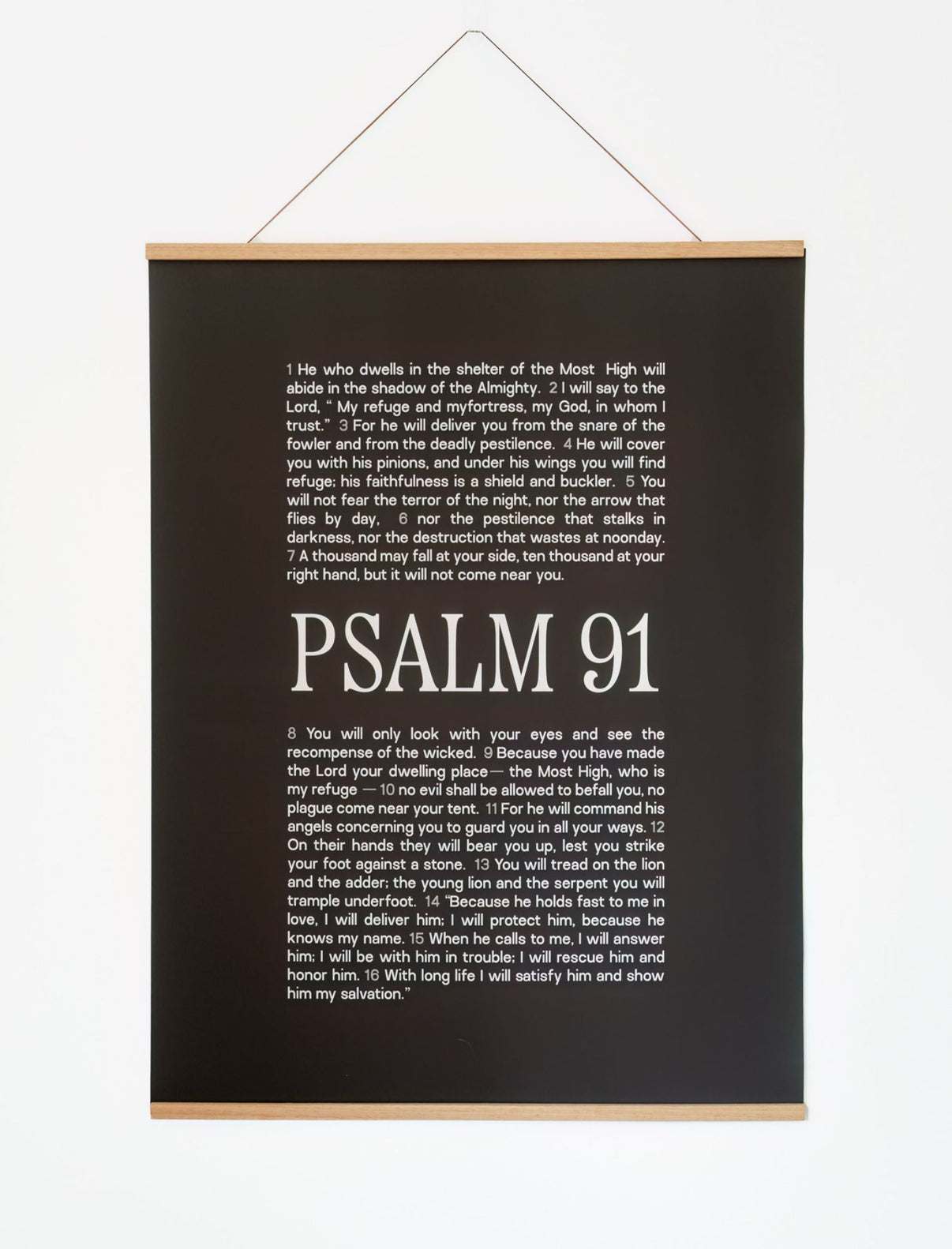 Large Poster: Psalm 91