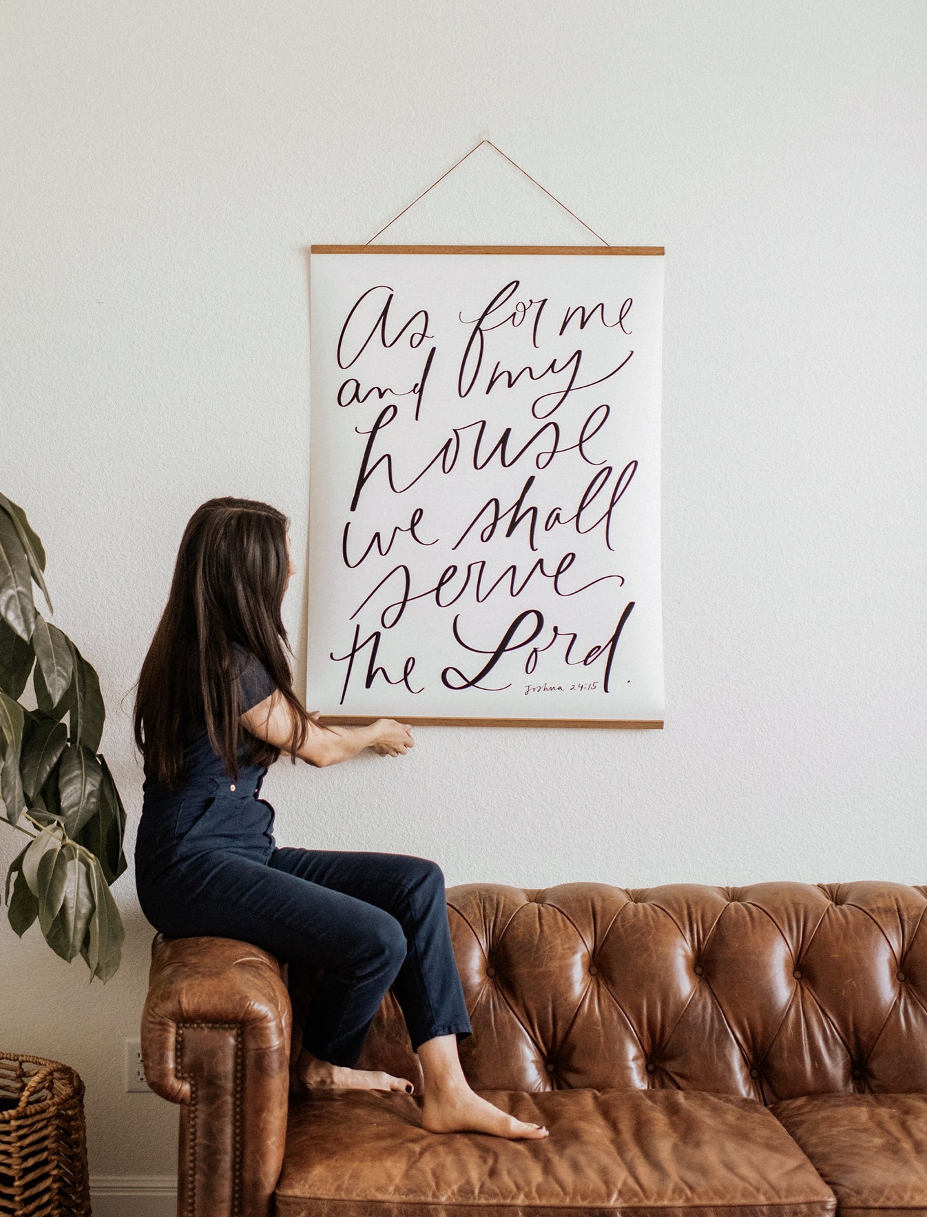 Large Poster: As for me and my house