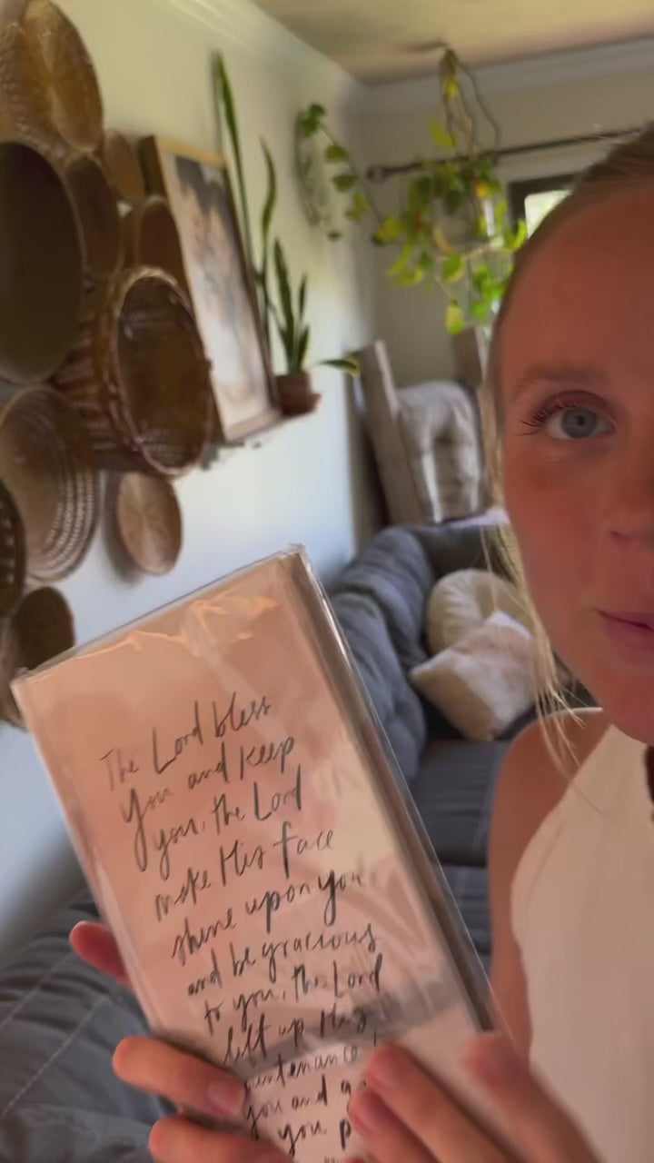 Hardcover Journal: The Lord Bless You