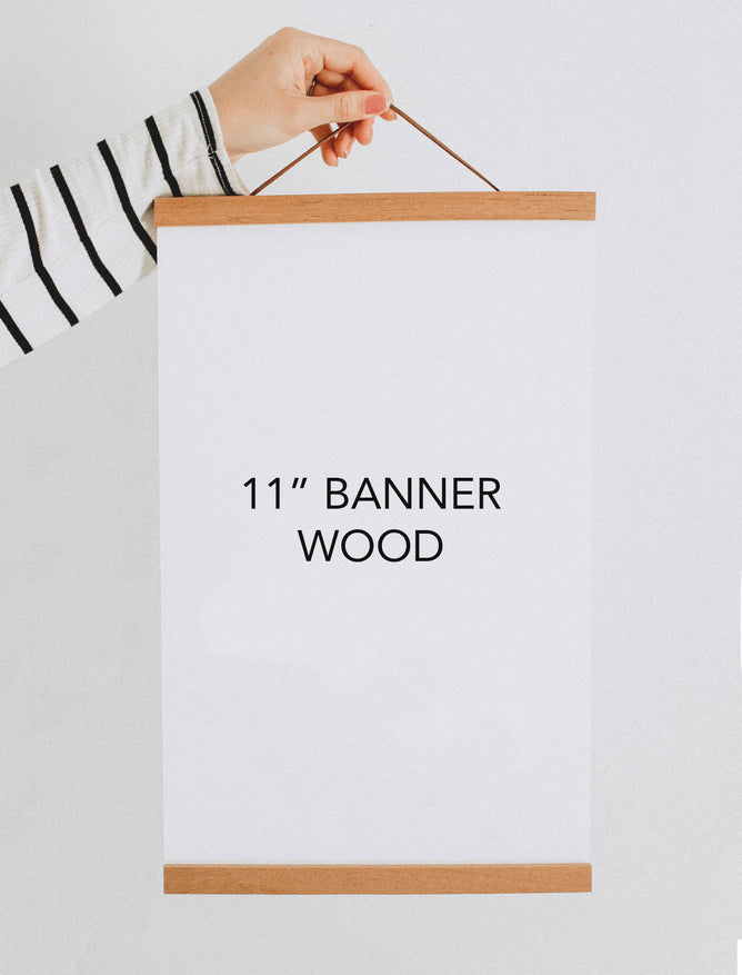 Hanging Banner Wood