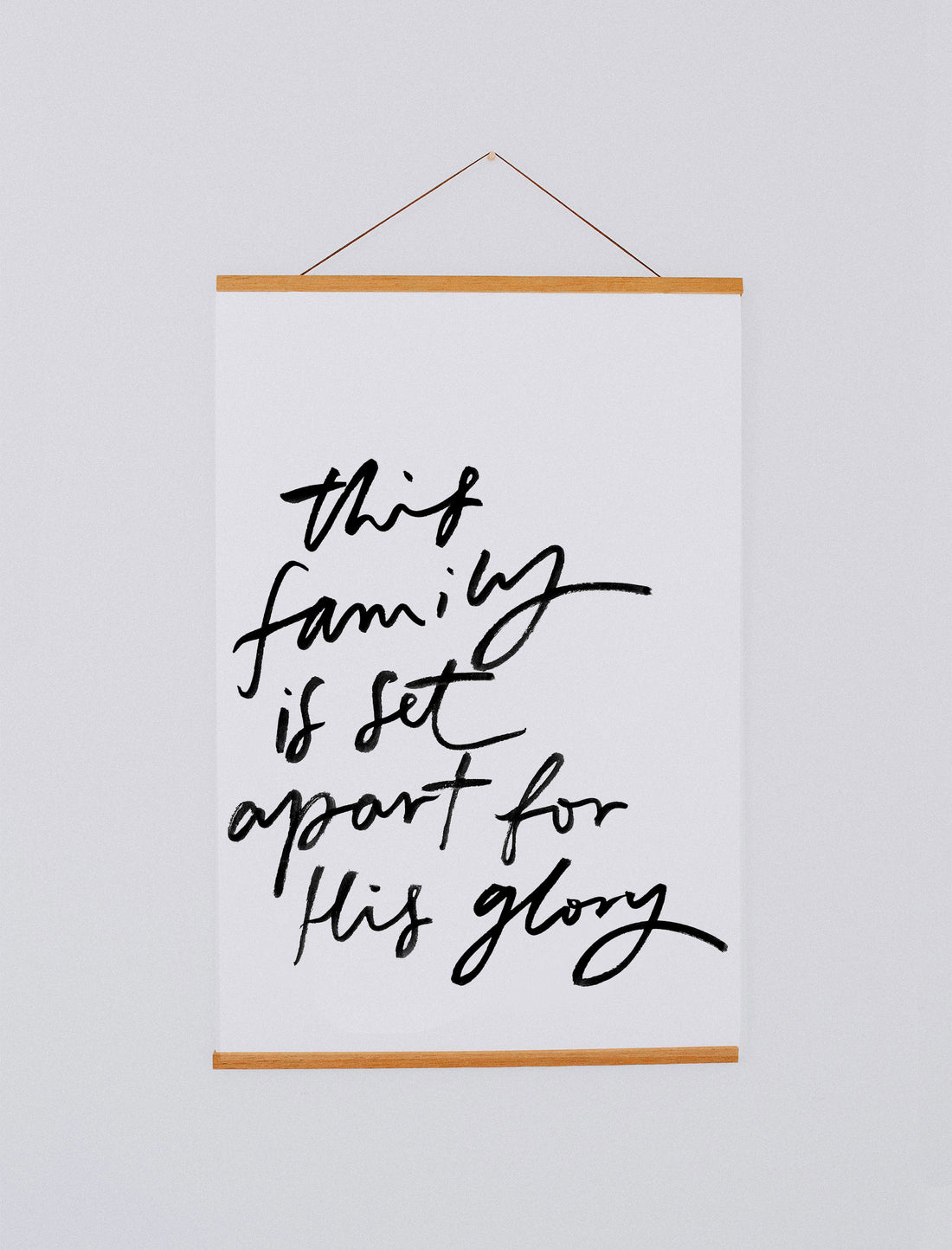 Poster: This Family Is Set Apart..